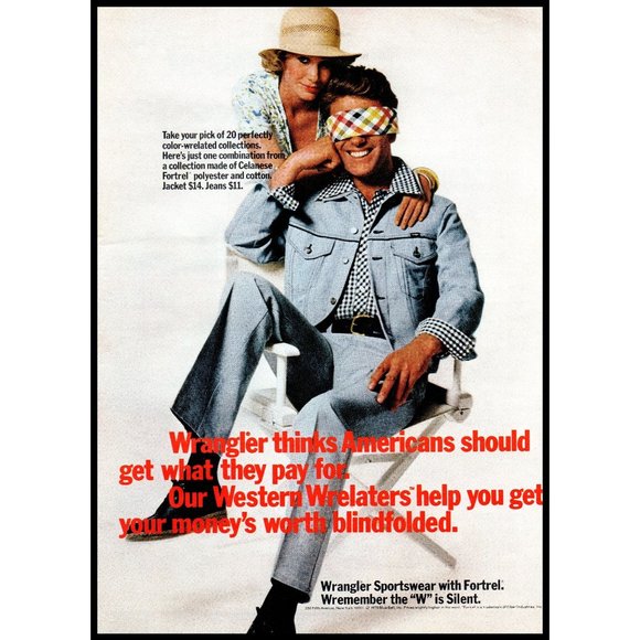 Wrangler | Art | 975 Wrangler Sportswear Vintage Print Ad 7s Fashion ...